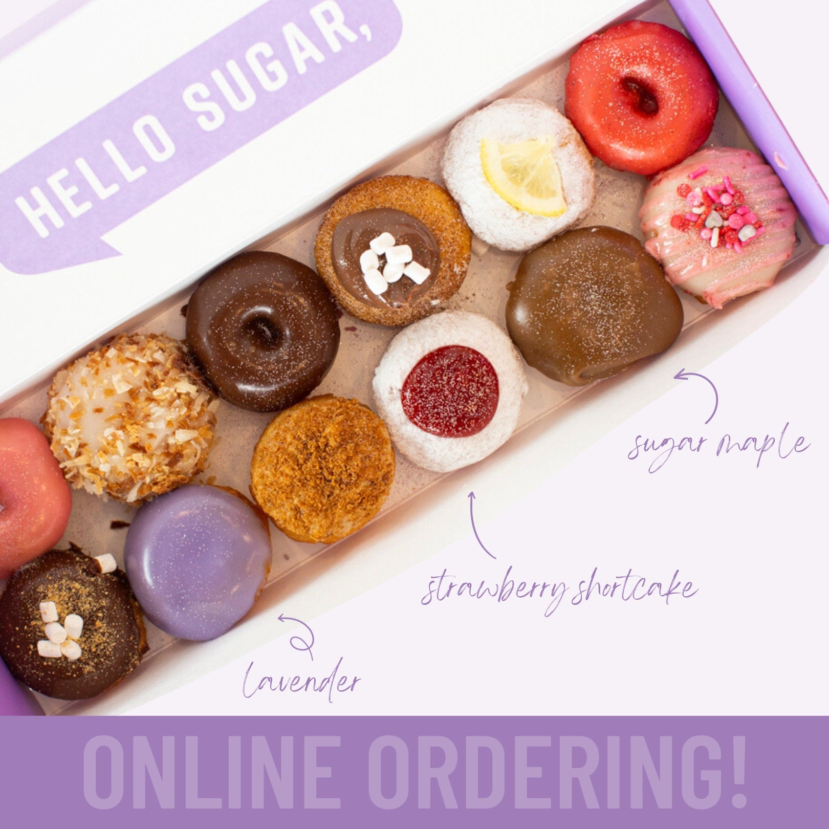 Order Hello Sugar Donuts and Coffee | Hello Sugar Donuts | Spokane WA